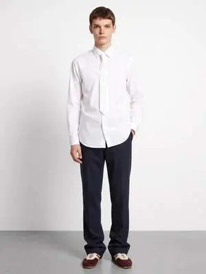 Dries Van Noten Poplin Shirt With Tie