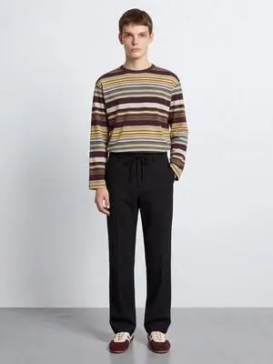 Dries Van Noten Penny Straight Pants - Black