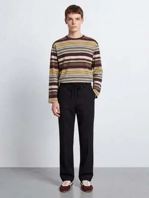 Dries Van Noten Penny Straight Pants - Black
