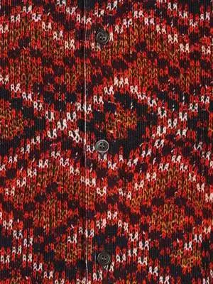 Dries Van Noten Printed Velvet Shirt