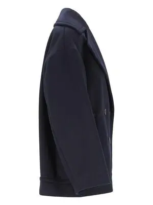 Max Mara Double-breasted Double Wool Pea Coat
