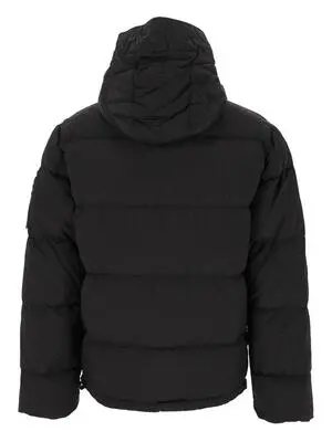 Stone Island Hooded Down Jacket In Nylon Metal Fabric