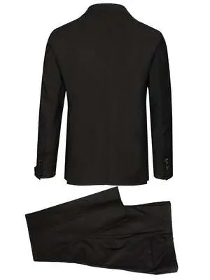 Tagliatore Vesuvius Double-breasted Suit - Black