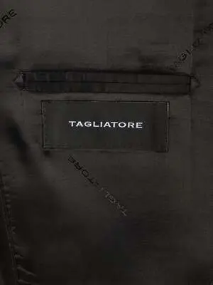 Tagliatore Vesuvius Double-breasted Suit - Black