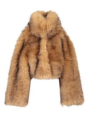 ROTATE BY BIRGER CHRISTENSEN Rotate Women Short Fur Jacket
