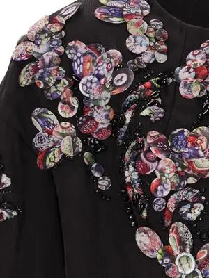 Dries Van Noten Vonda Short Jacket With Embroidery