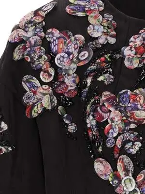 Dries Van Noten Vonda Short Jacket With Embroidery