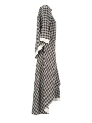 Loewe Dress In Viscose And Linen Blend