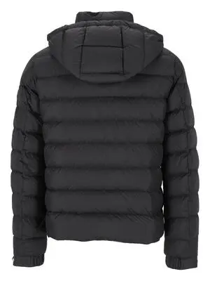 Moncler Arneb Short Down Jacket With Hood - Black