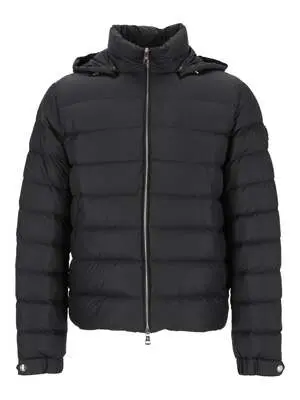 Moncler Arneb Short Down Jacket With Hood - Black