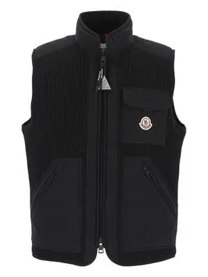 Moncler Lenevra Down Padded Vest - Black
