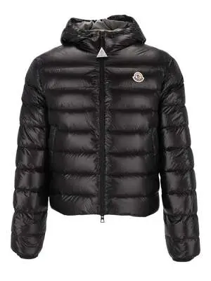 Moncler Forzo Short Packable Down Jacket With Hood - Black