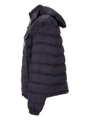 Moncler Verith Short Down Jacket With Hood - Blue