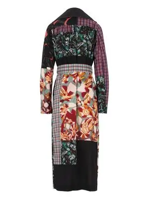 Dries Van Noten Rolana Printed Chiffon Coat
