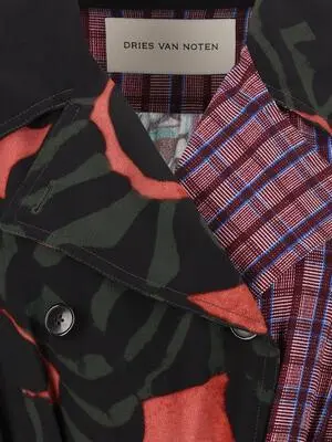 Dries Van Noten Rolana Printed Chiffon Coat