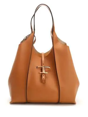 TOD'S Tod's Women T Timeless Medium Shopping Bag Cream