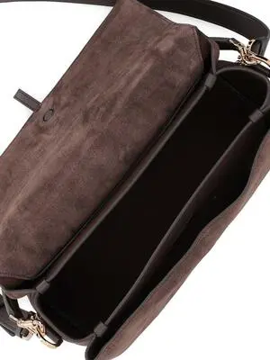TOD'S Small “flap T Timeless” Bag In Suede