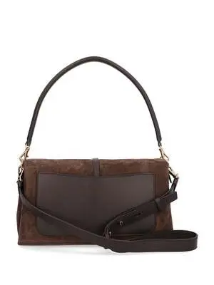 TOD'S Small “flap T Timeless” Bag In Suede