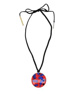 Dries Van Noten Necklace With Pendant - Red