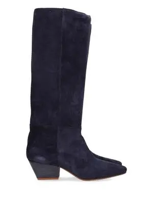 FORTE_FORTE High-top Suede Boots - Blue