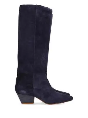 FORTE_FORTE High-top Suede Boots - Blue