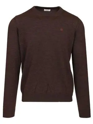 Celine Crew Neck Sweater - Brown