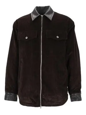 Bottega Veneta Cotton Corduroy Shirt Jacket - Brown