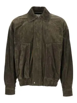 Saint Laurent Vintage Split Leather Bomber Jacket