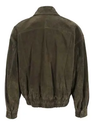 Saint Laurent Vintage Split Leather Bomber Jacket