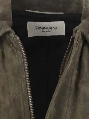 Saint Laurent Vintage Split Leather Bomber Jacket