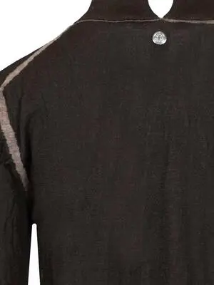 Acne Studios Crumpled V-neck Sweater - Brown