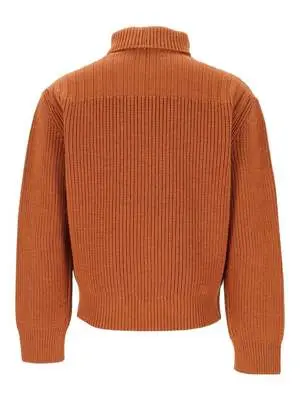 Dries Van Noten Marino Wool Cardigan - Yellow