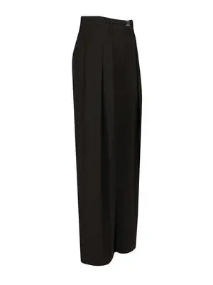 Sportmax Wide-leg Trousers In Stretch Wool