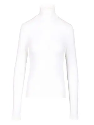 Celine High-neck Top - White