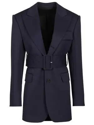 Celine Column Jacket - Blue