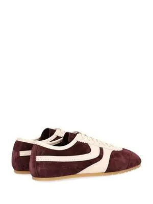 Dries Van Noten Suede Sneakers With Leather Trim
