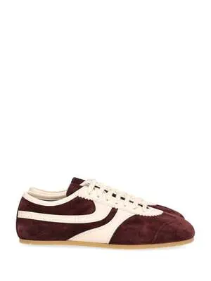 Dries Van Noten Suede Sneakers With Leather Trim - Multicolor
