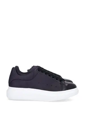 Alexander McQueen Oversized Leather Sneakers - Blue