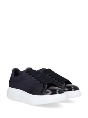 Alexander McQueen Oversized Leather Sneakers - Blue