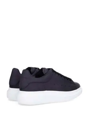 Alexander McQueen Oversized Leather Sneakers - Blue