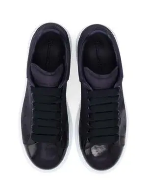 Alexander McQueen Oversized Leather Sneakers - Blue