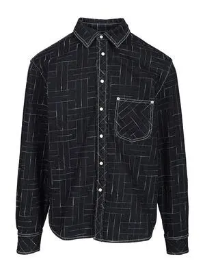 Kenzo Casual Weave Shirt - Blue