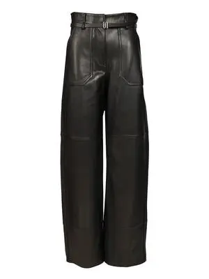 Sportmax Nappa Trousers - Black