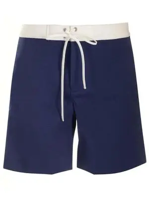 Miu Miu Satin Bermuda Shorts - Blue