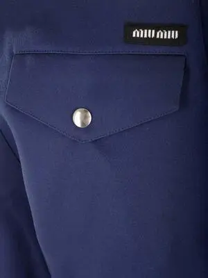 Miu Miu Satin Bermuda Shorts