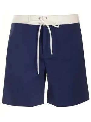 Miu Miu Satin Bermuda Shorts - Blue