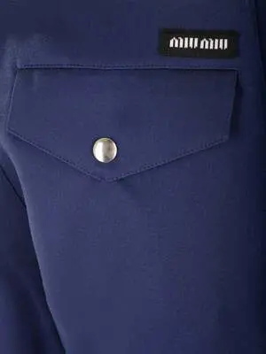 Miu Miu Satin Bermuda Shorts