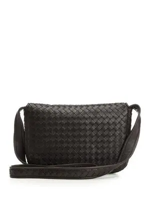 Bottega Veneta Veneto Flap-over Messenger Bag - Brown