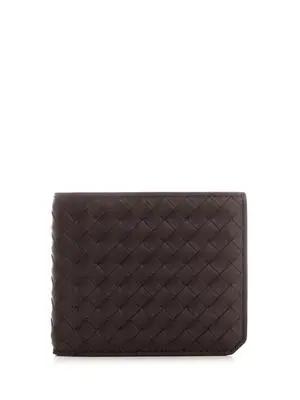 Bottega Veneta Intrecciato Small Wallet - Brown