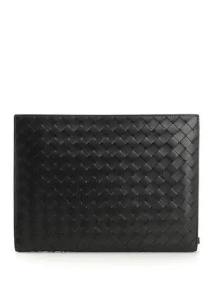 Bottega Veneta Woven Document Holder With Strap